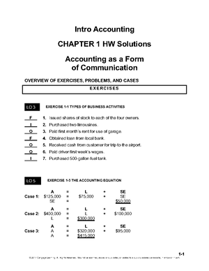Chp 3 Homework Solutions - 3- Intro Accounting CHAPTER 3 HW Solutions ...