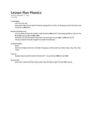 Reading Reflection and Learning Theories - Studocu