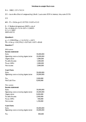 Tutorial 2 Post - Tutorial 2. The Time Value of Money (I) 4-10. Your ...