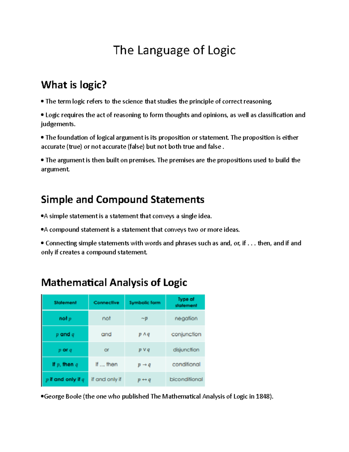 Language of Logic Mathematics in the Modern World - PangSU - Studocu