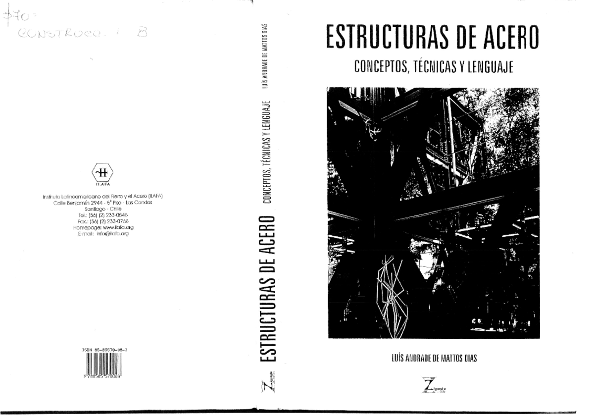 Estructuras de Acero Andrade-De-Mattos-Dias-Luis - Construcciones - Studocu