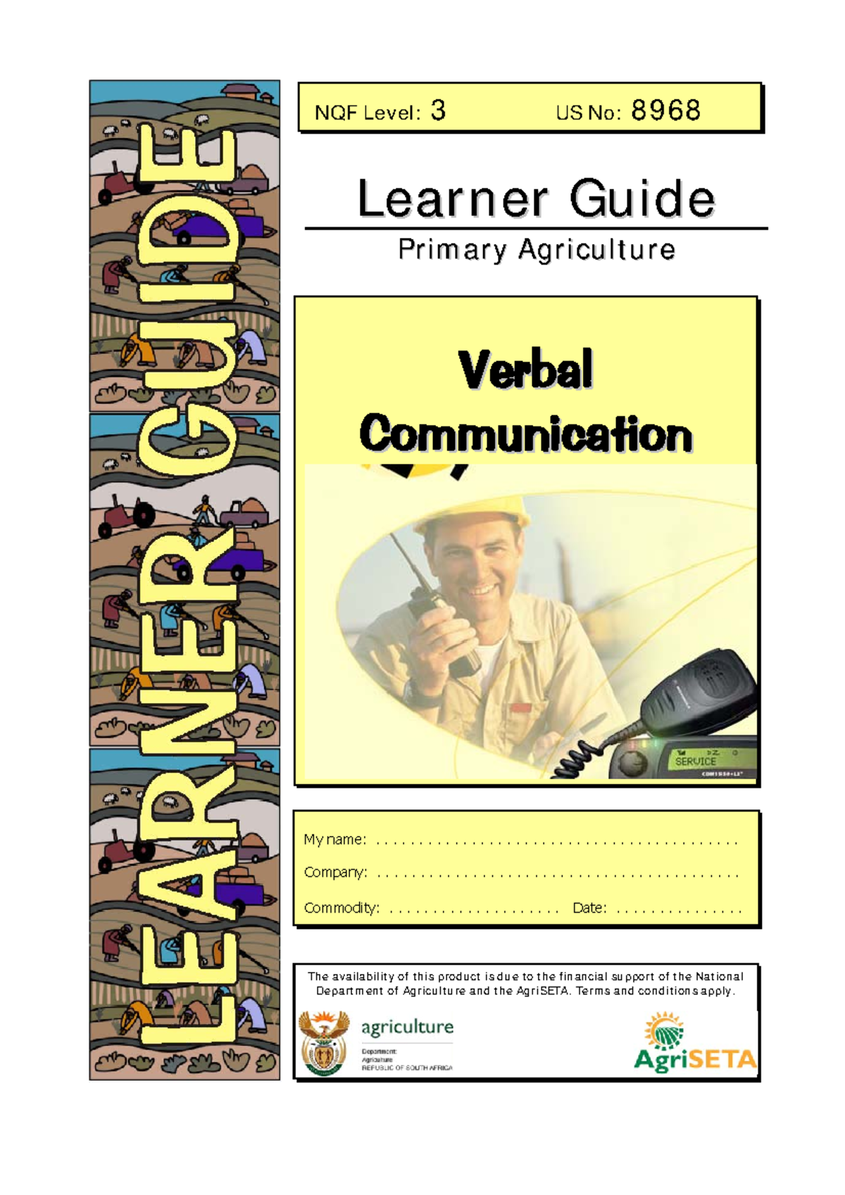 Student/ Learner guide and workbook 8968 LG - L L e e a a r r n n e e r ...
