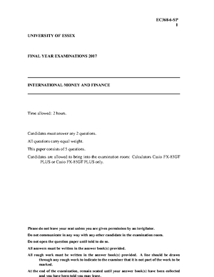 1. Problem Set 1 - University of Essex, Autumn 2023 EC368, Problem Set ...