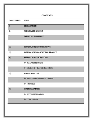 Internship Report Nandini 45 MBA (2 - A SUMMER TRAINING REPORT ON A ...