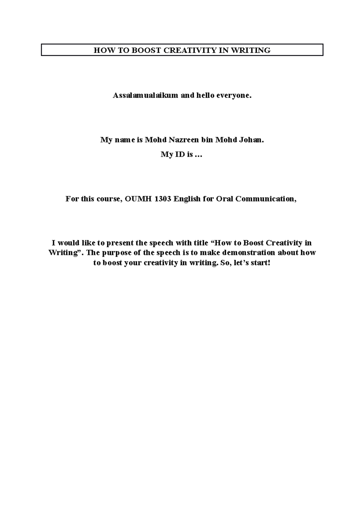 How to boost creativity in writing? - HOW TO BOOST CREATIVITY IN ...