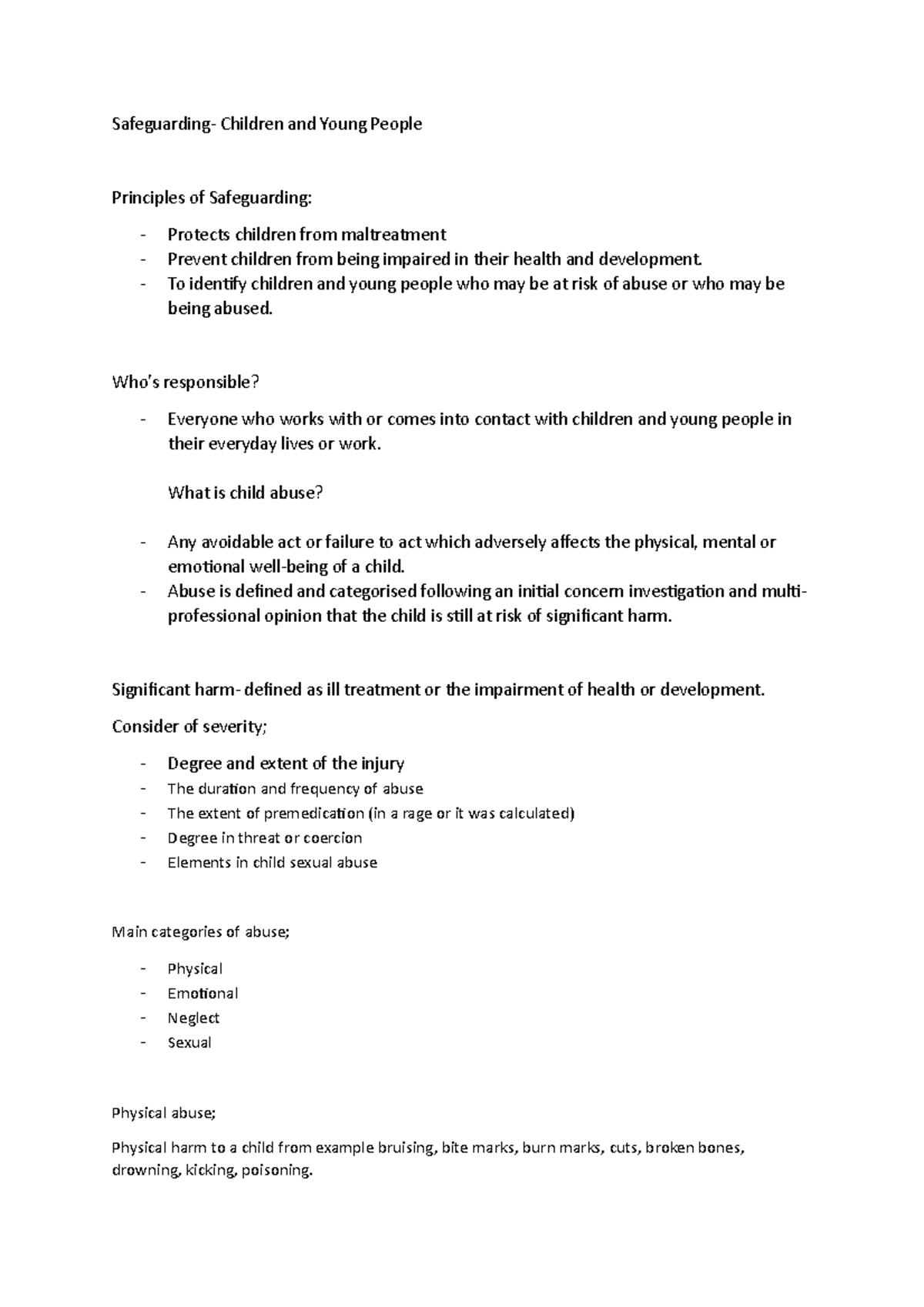 Introduction to Safeguarding - Safeguarding- Children and Young People ...