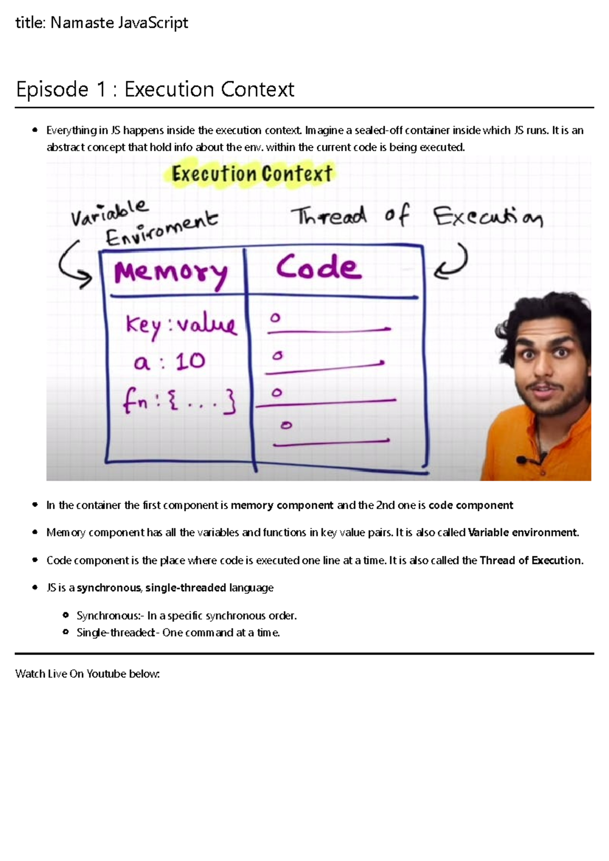 Namaste-javascript-notes - title: Namaste JavaScript Episode 1 ...