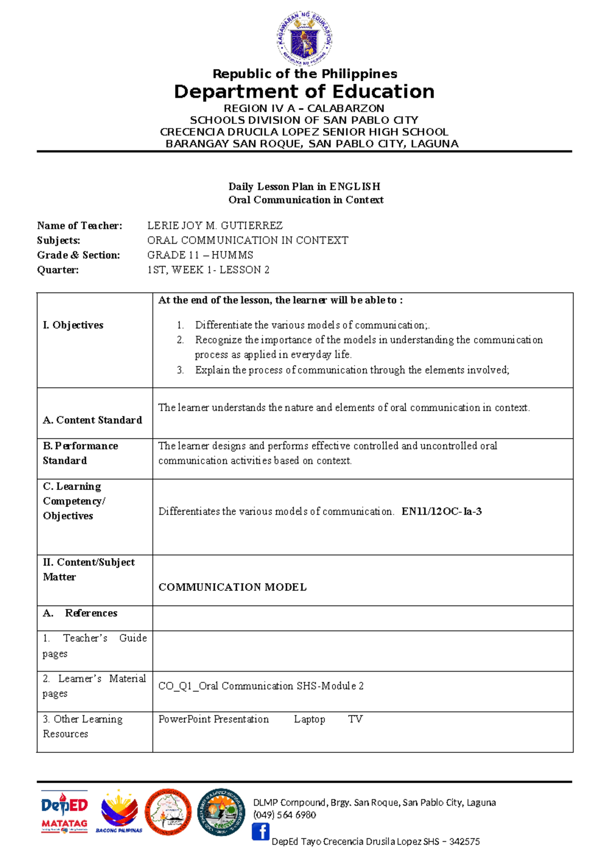 Day-2 - n/a - Department of Education REGION IV A – CALABARZON SCHOOLS ...