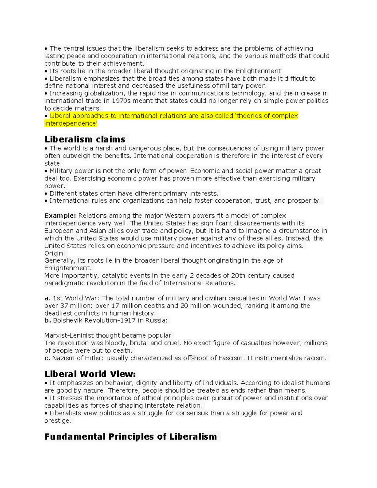2. liberalism - The central issues that the liberalism seeks to address ...