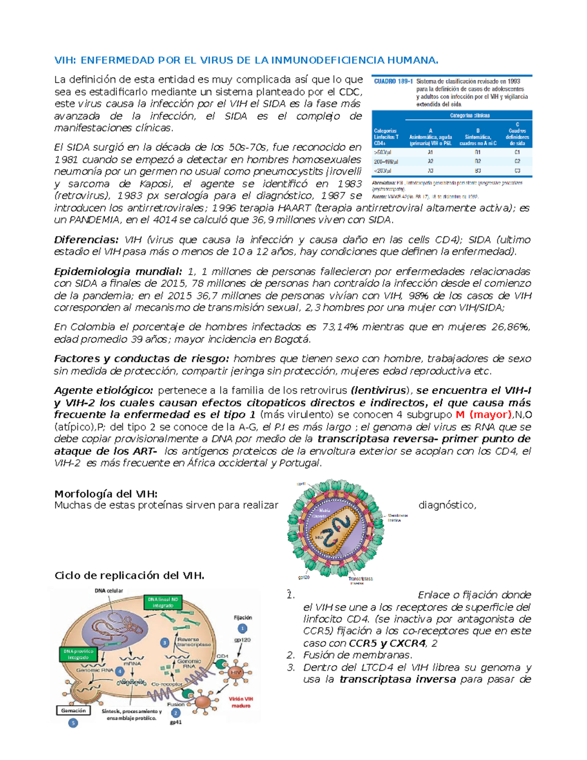 bloque3neumoniayvih - VIH: ENFERMEDAD POR EL VIRUS DE LA ...