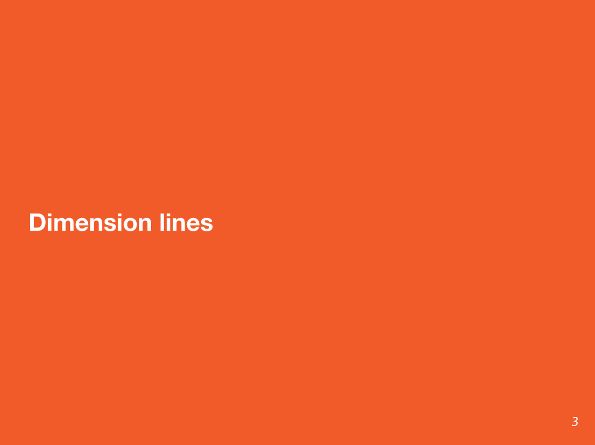 How to dimention technical drawings - Dimension lines 3 Creating ...