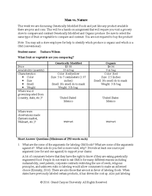 BIO 220 RS Sustainable Home Creation - BIO-220 - GCU - Studocu