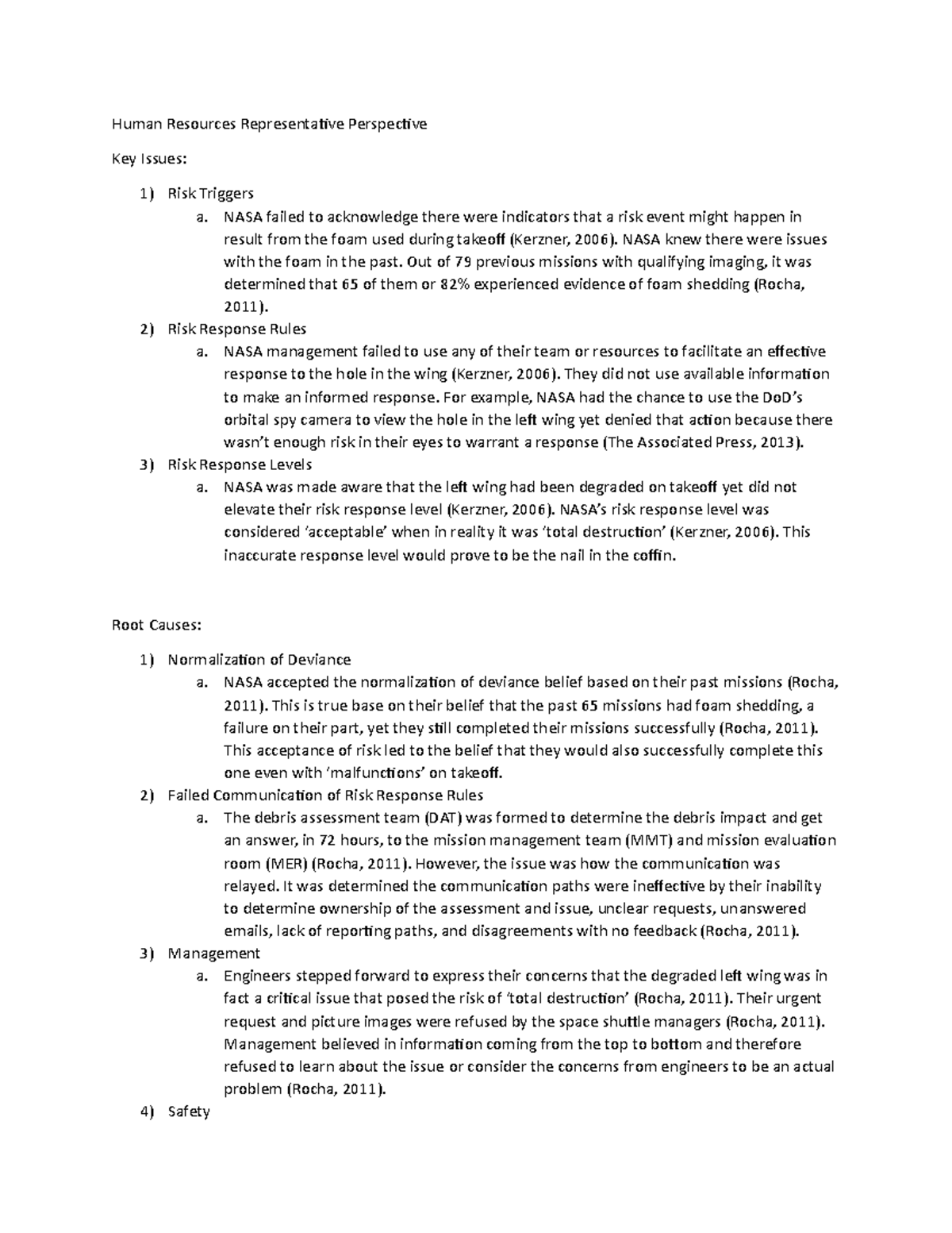 Case Study - Jessica's Part - Human Resources Representative ...