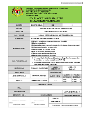 ETE 7033 K3 NOTA Kuliah - Nota elektrik - KEMENTERIAN PENDIDIKAN MALAYSIA BAHAGIAN PENDIDIKAN ...