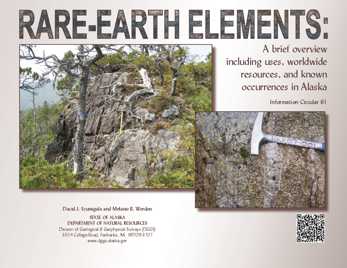 REE-1 - Rare earth elements and uses - A brief overview including uses ...