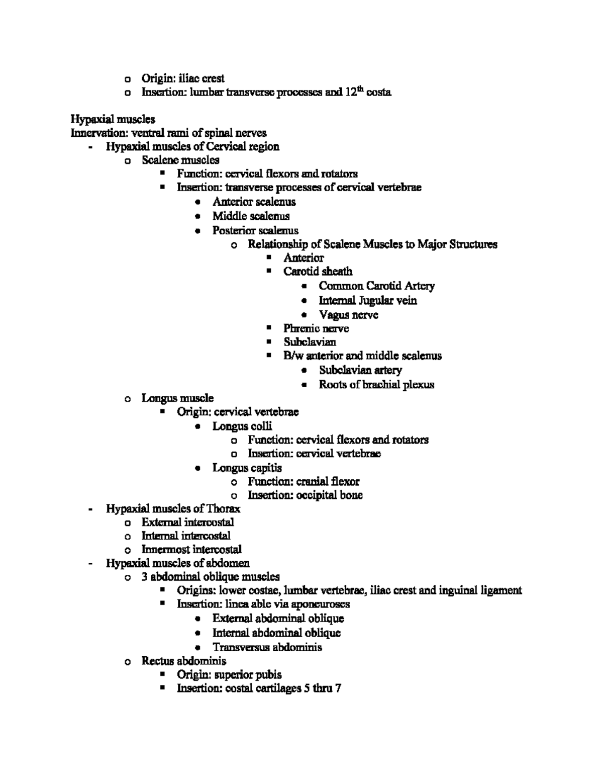 Human Anatomy Study Guide 3 Pg6 BIOL 253 Studocu