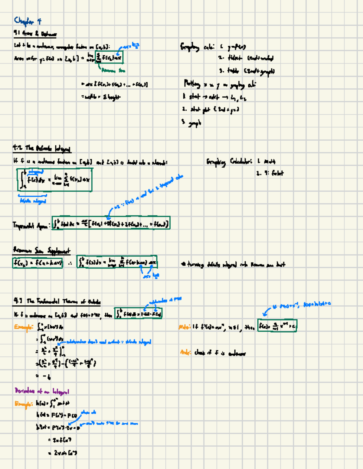Ap Calculus Chapter 4 Notes Chapter 4 4 1 Areas And Distances Let Be