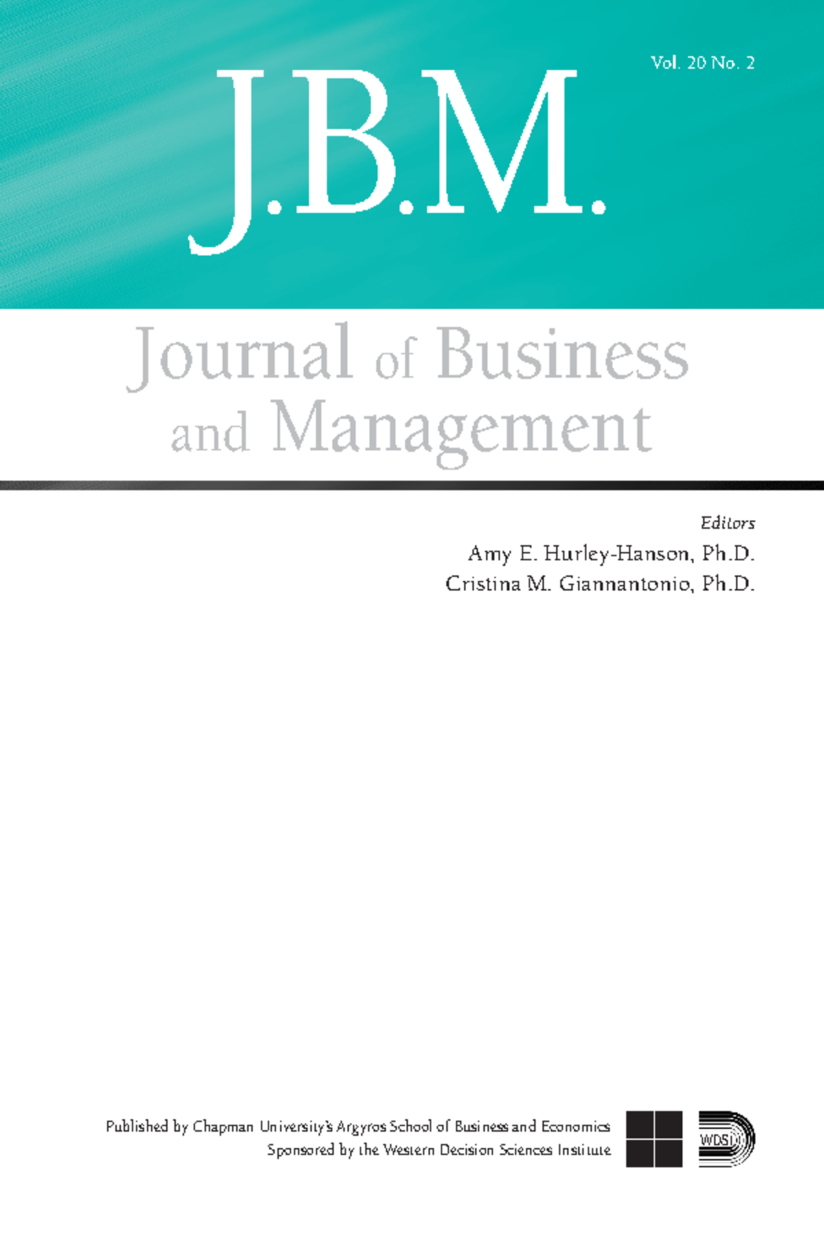Jbm-volume 21-no2 - Journal of Business and Management - Published by ...