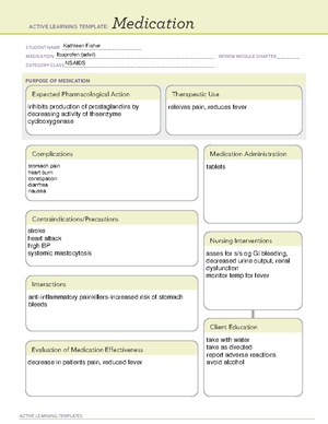 Medtemp finasteride - ATI template - ACTIVE LEARNING TEMPLATES ...