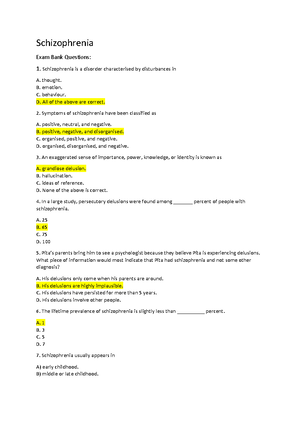 Substance Abuse Study Multichoice Questions and Answers - Substance ...
