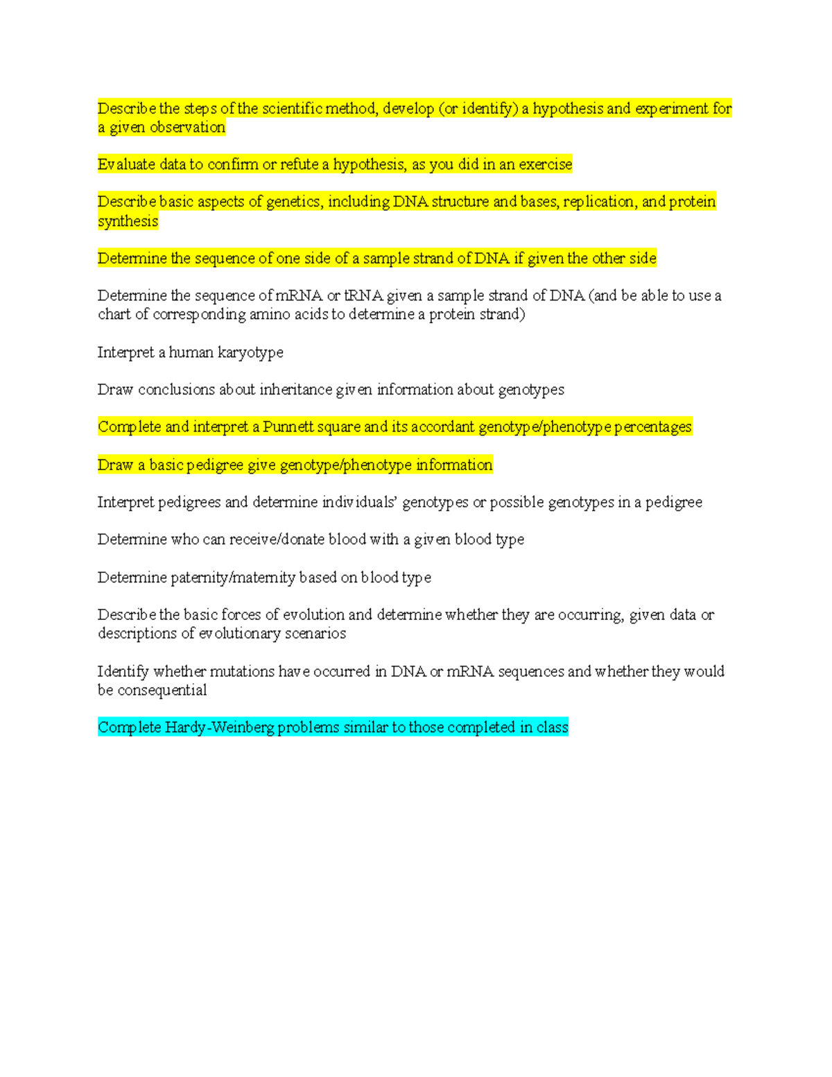 Describe the steps of the scientific method - Studocu