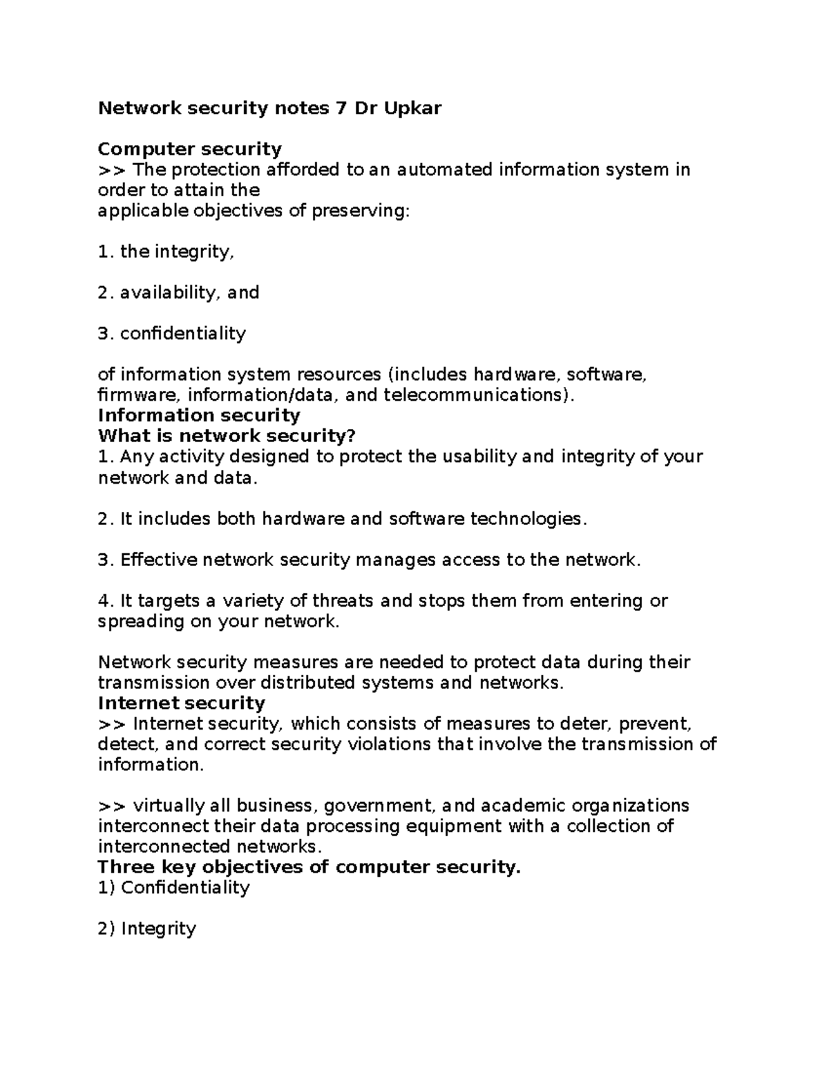 Network security notes 7 Dr Upkar - Network security notes 7 Dr Upkar ...