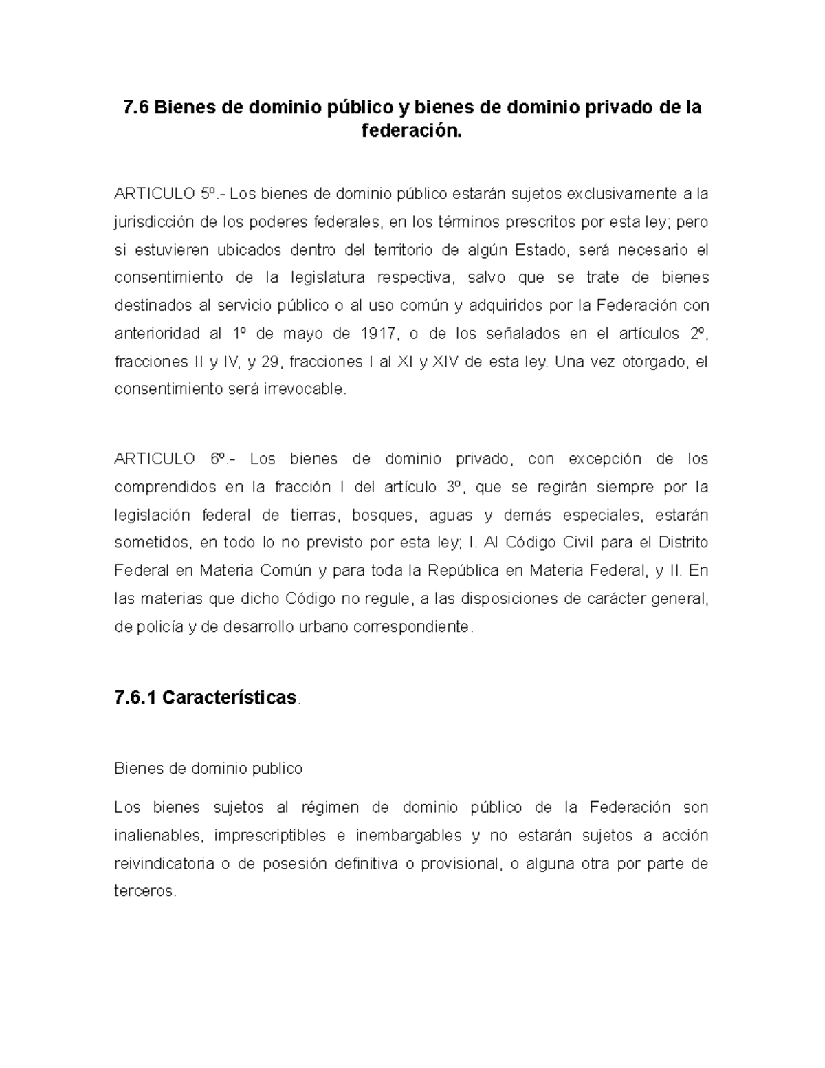 Derecho administrativo - 7 Bienes de dominio público y bienes de ...