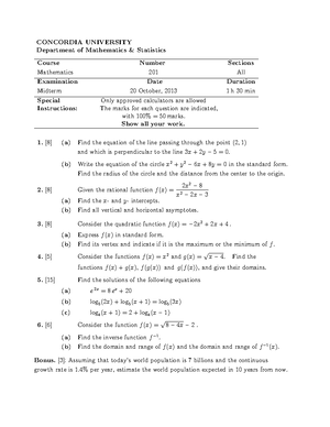 [Solved] Given the function 822 Calculate the following value1 - Elementary Functions (MATH 201 ...