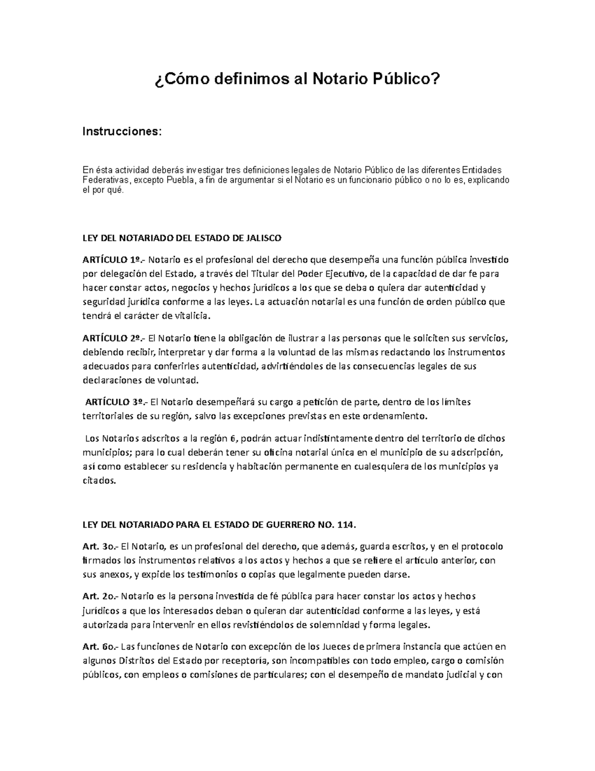 Cómo definimos al Notario Público - ¿Cómo definimos al Notario Público ...