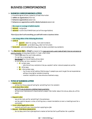 Parts OF A Business Letter - MEMBERS: Belmes, Evershine Juguilon ...