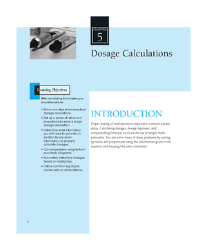 MATH FOR NURSING - Healthcare Math: Calculating Dosage Industry ...