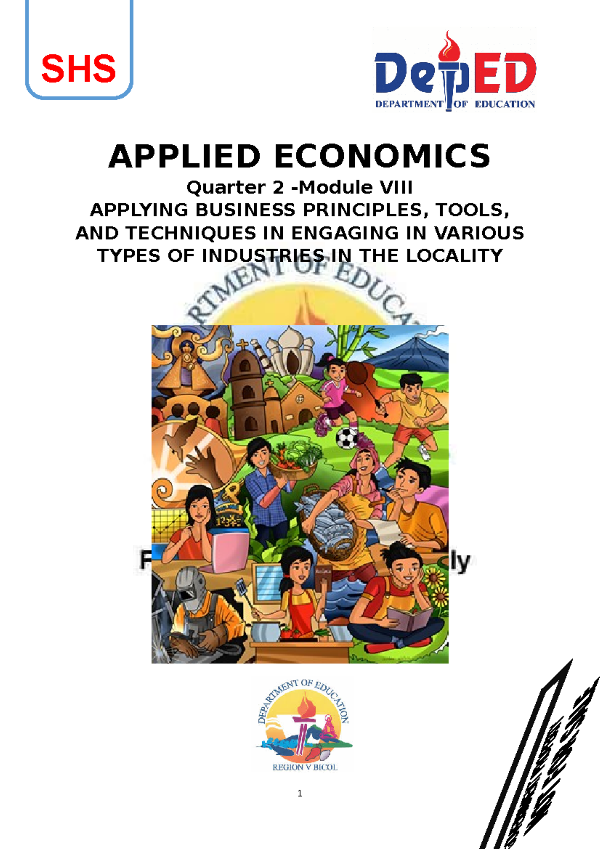 Applied- Economics-8 - APPLIED ECONOMICS Quarter 2 -Module VIII ...