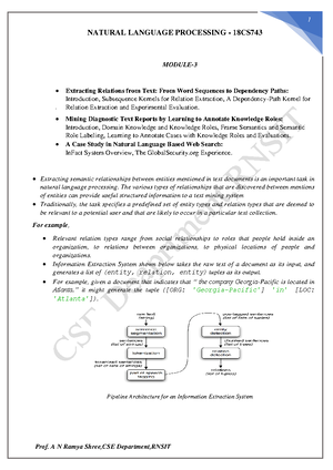Module 1 - Big data analytics - 1 CHAPTER 1: WHAT IS ARTIFICIAL INTELLIGENCE? It is a branch of ...