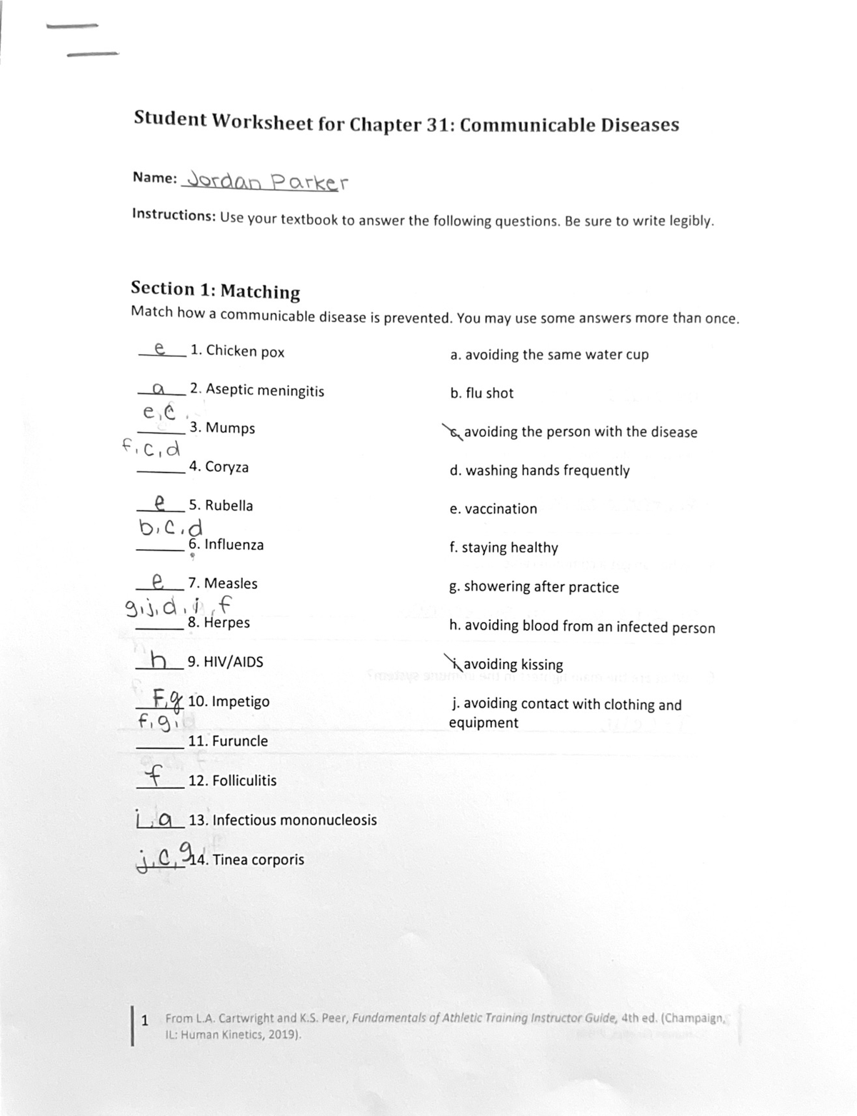 Ch.31- Communicable Diseases - BIO 2053 - Studocu