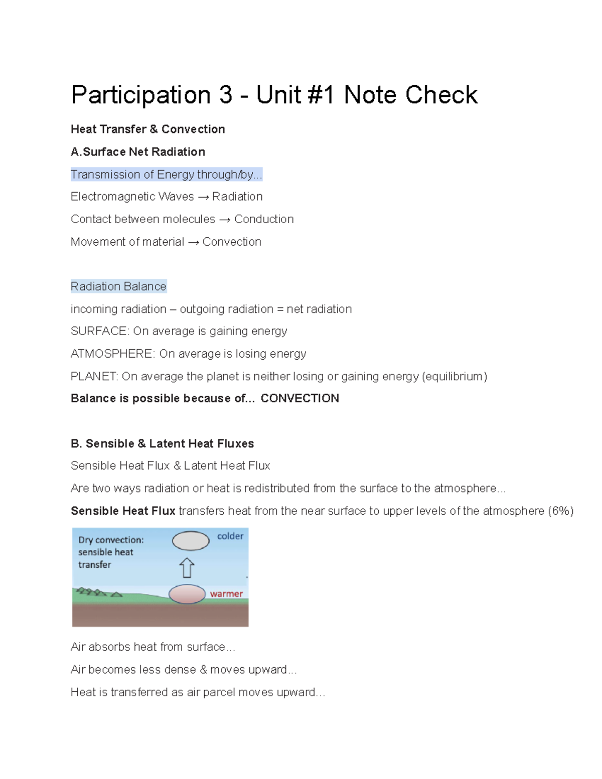 Participation 3 - Unit #1 Note Check - Participation 3 - Unit #1 Note ...