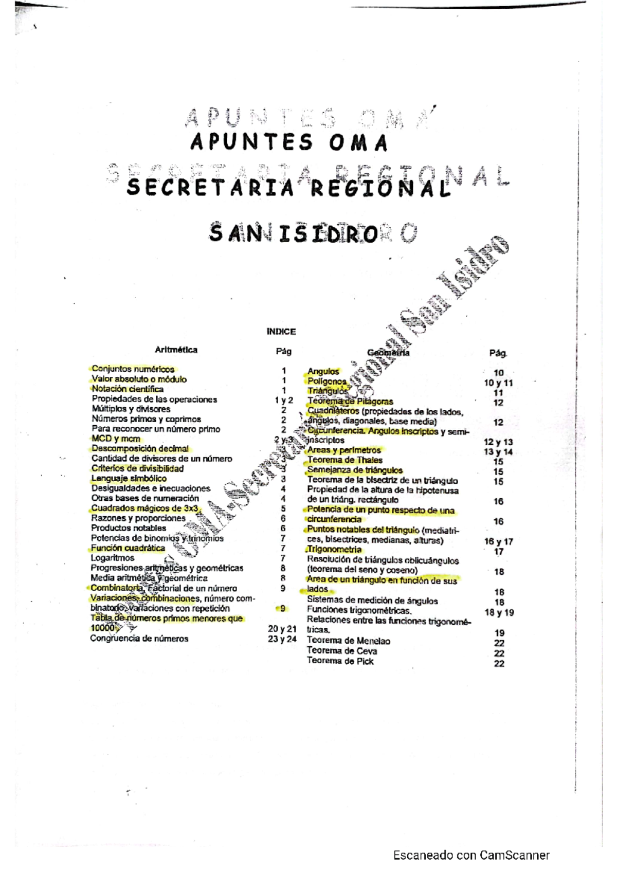 Cuadernillo OMA - al pedo - matematica - Studocu