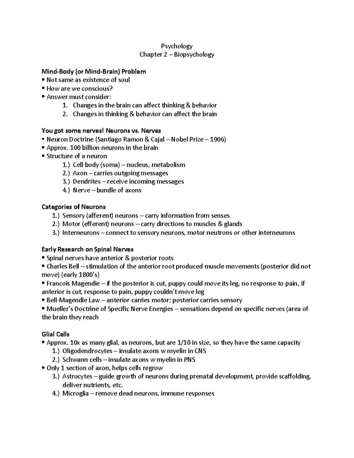 PSY ch 2 notes - Summary Introduction to Psychology - Warning: TT ...