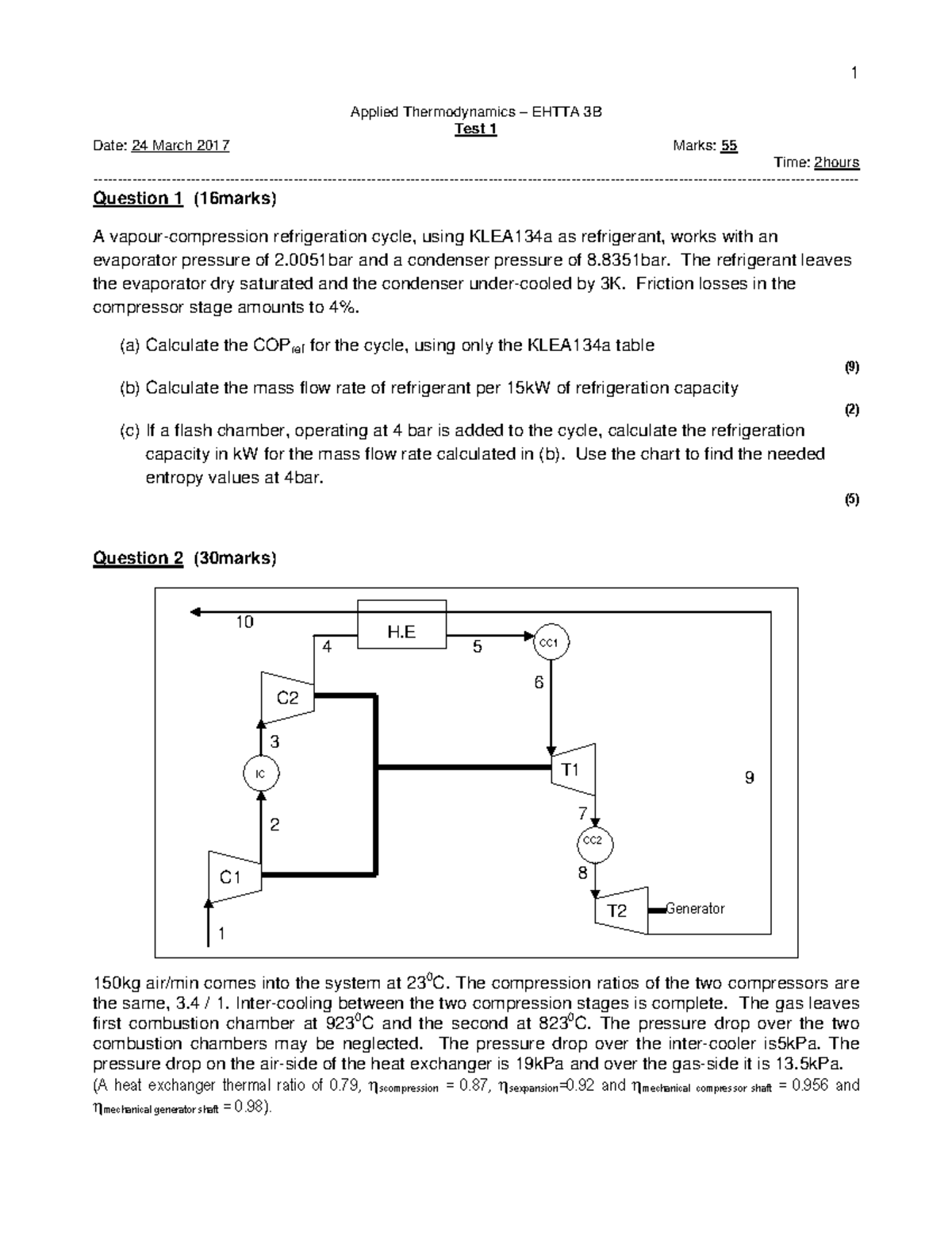 Ehtta 3C Test 1 S1 2017 march 24 - Warning: TT: undefined function: 32 ...