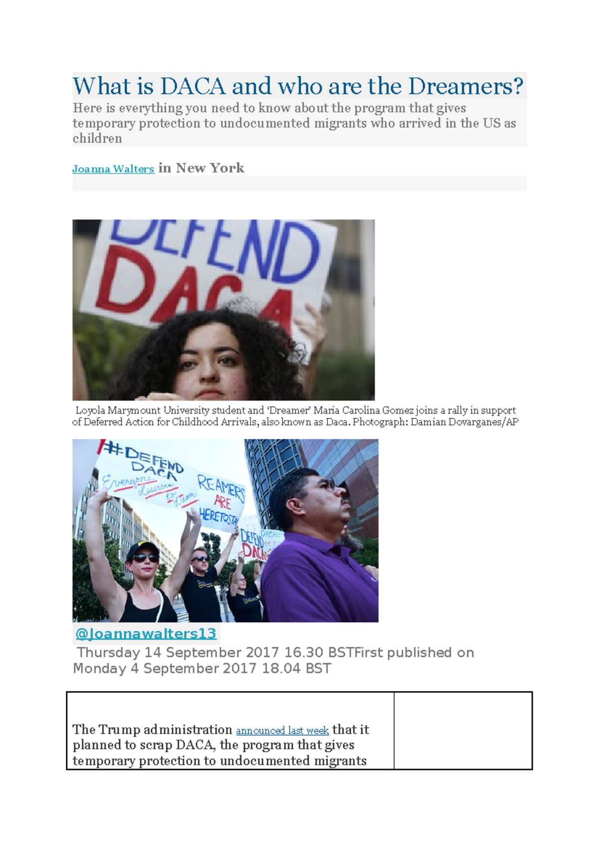 What is Daca and who are the Dreamers - What is DACA and who are the ...