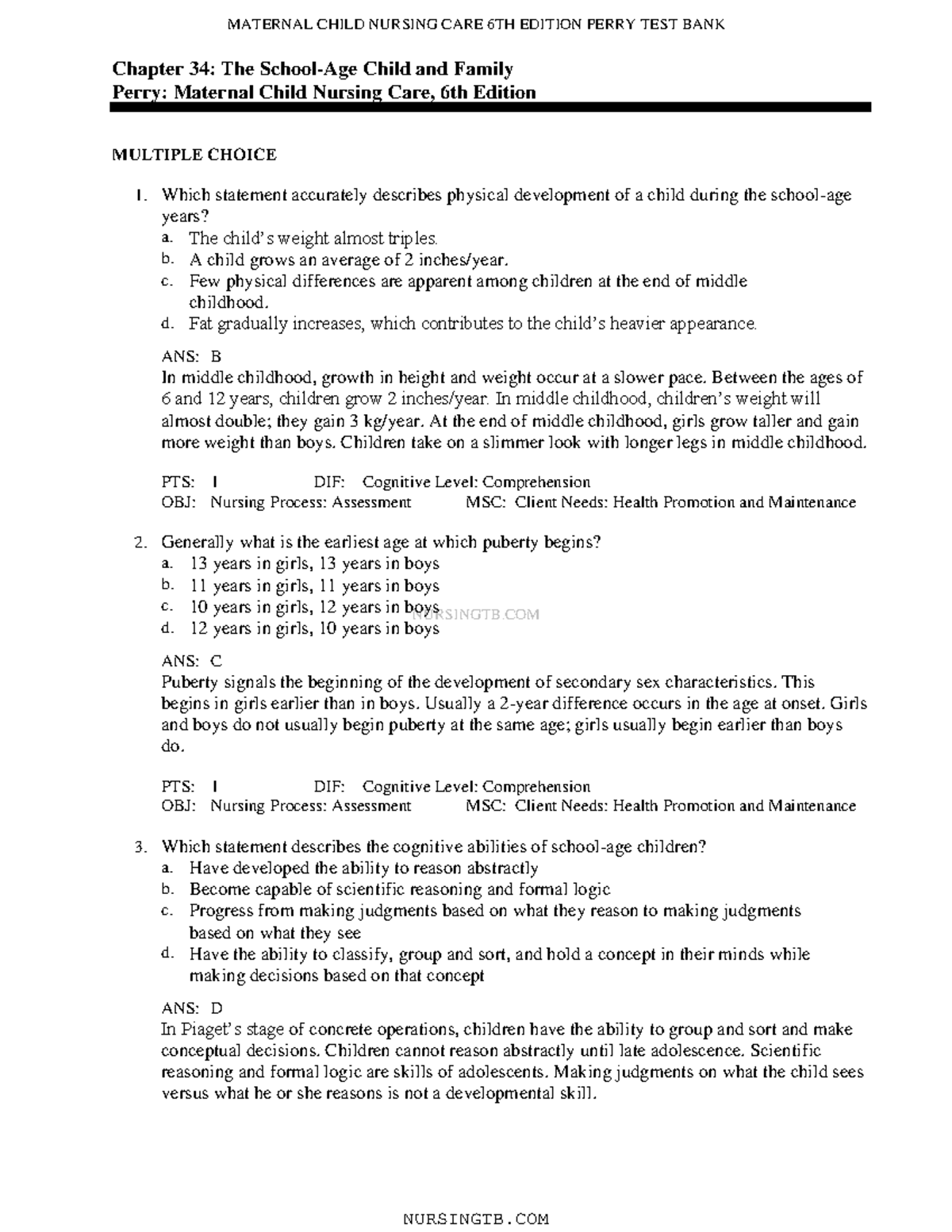 C34 Test Bank NURSINGTB Chapter 34 The School Age Child And Family c34-test-bank-nursingtb-chapter-34-the-school-age-child-and-family