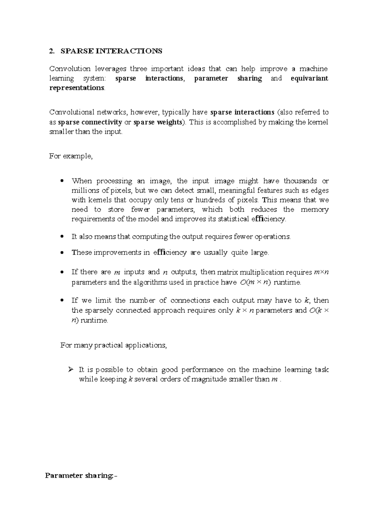 2. sparse(c) - deep learning - 2. SPARSE INTERACTIONS Convolution ...