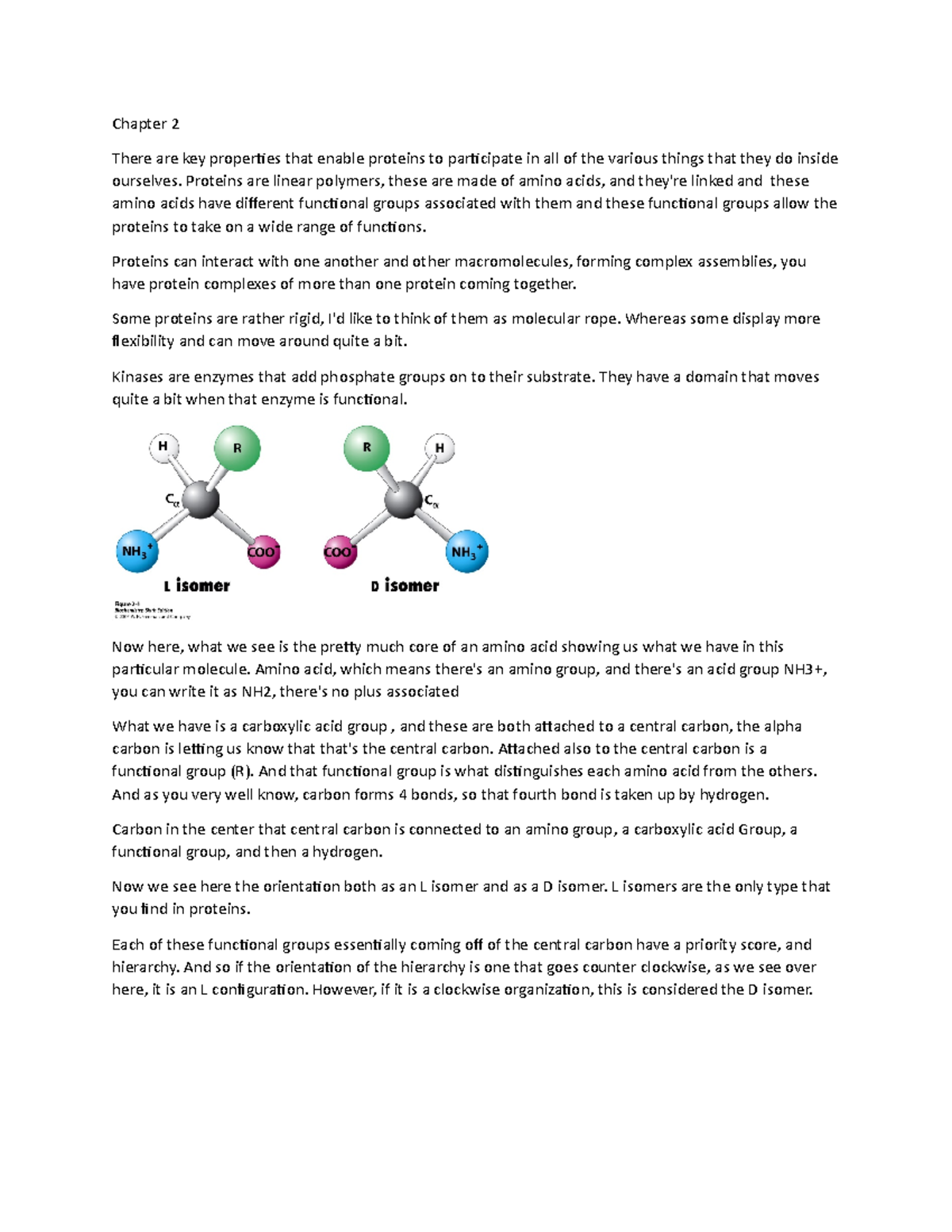 Chapter 2 all about biochemistry chapter 2 - BCH 4033 - UNF - Studocu