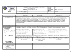 LAS week 4 - Learning Activity Sheet for Mathematics 10 Quarter 3 week ...
