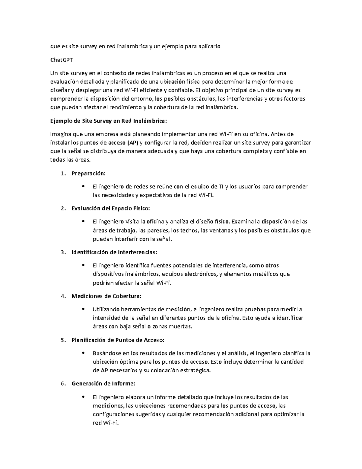 Site Survey - ssss - que es site survey en red inalambrica y un ejemplo ...
