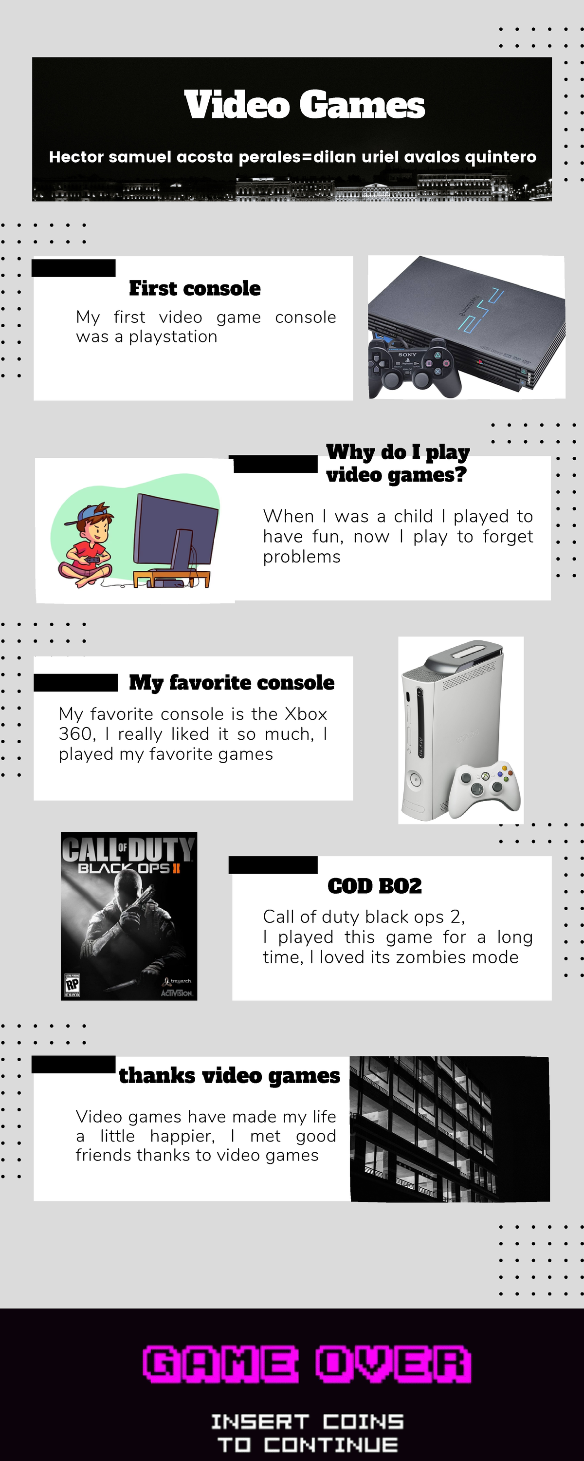 The video games - Proyecto final - My favorite console COD BO Call of ...