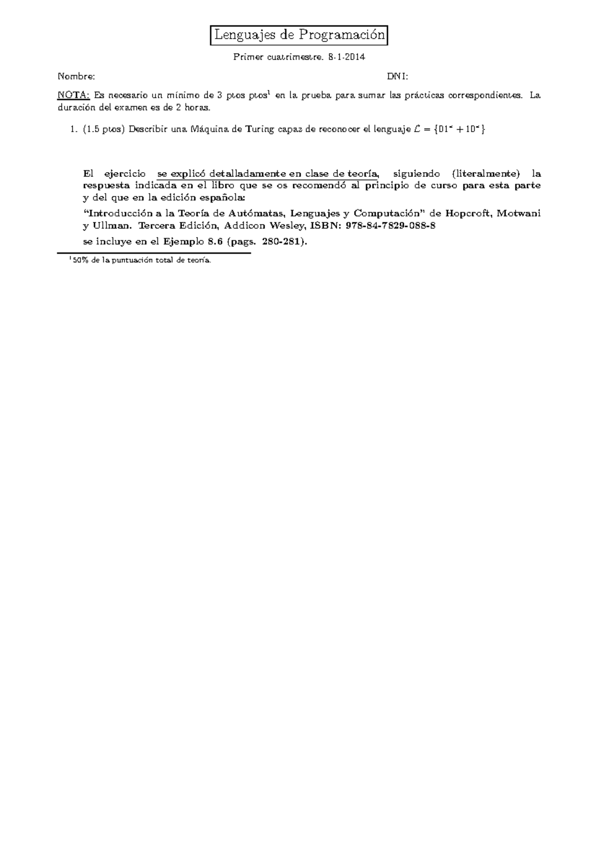 Lenguajes de Programacion-2013-2014-Examen 1a convocatoria - Lenguajes ...