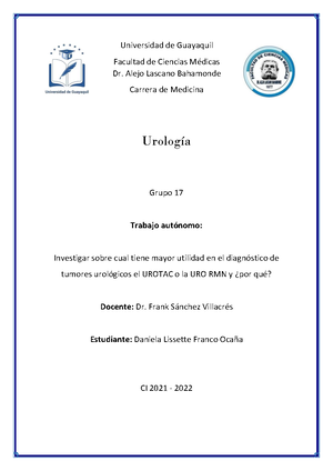 Ensayo 1 - EMBRIOLOGIA, ANATOMIA DEL APARATO UROGENITAL - UROLOGÍA ...