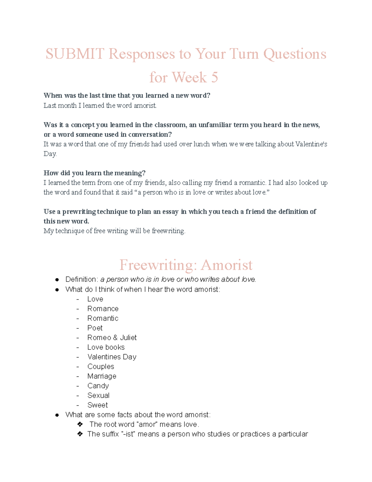 Sumit Responses to Your Turn Questions for Week 5 - SUBMIT Responses to ...