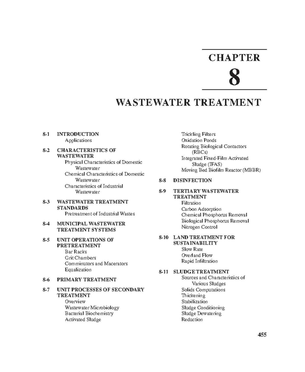 Chapter 8 Introduction To Environmental Engineering 455 8 1 chapter-8-introduction-to-environmental-engineering-455-8-1