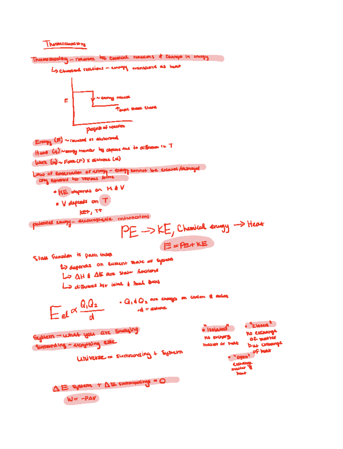 Exam 3 Study Guide - Therm istry Thermochemistry reaction bitchemical ...